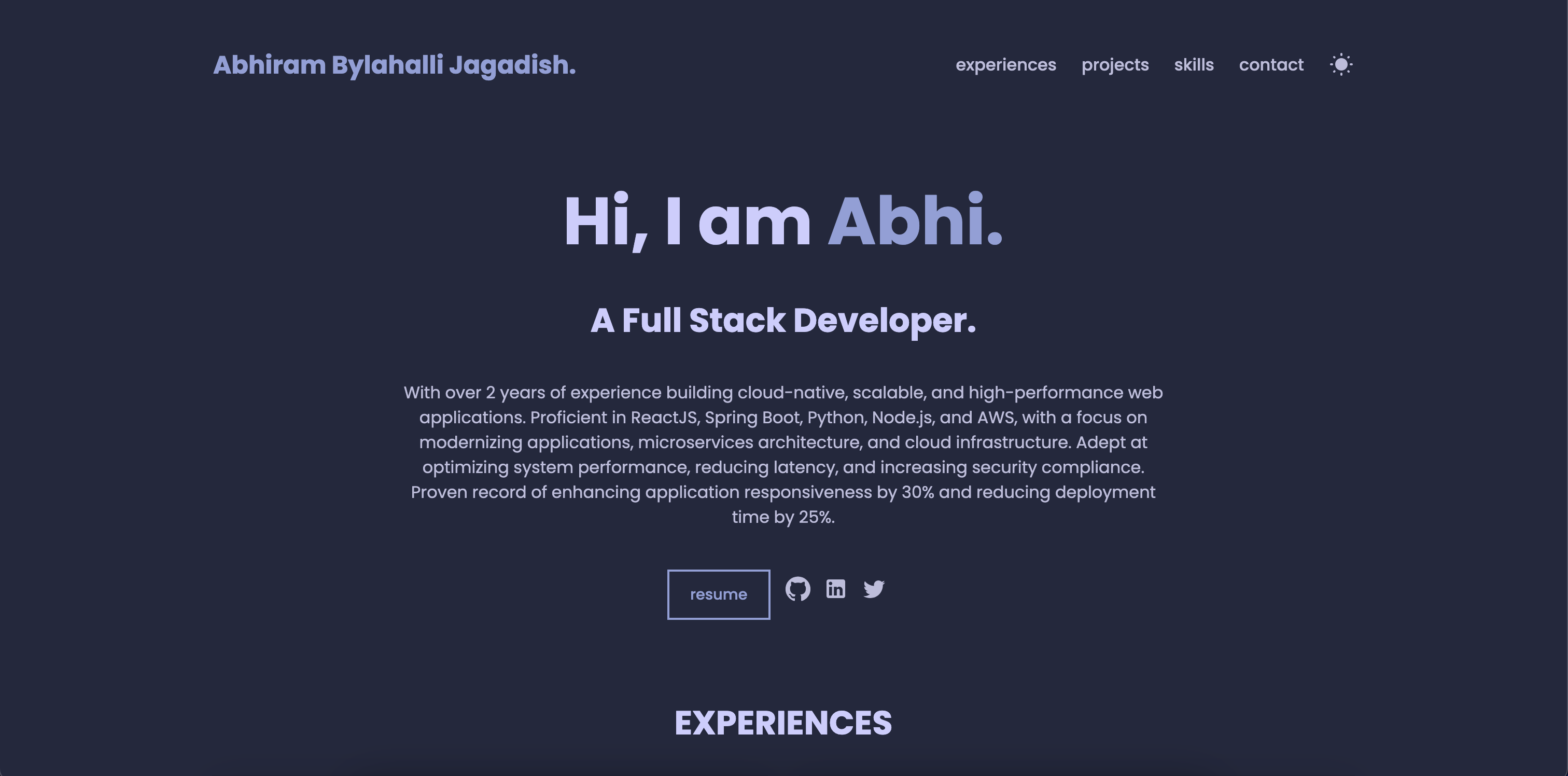 Abhiram Bylahalli Jagadish